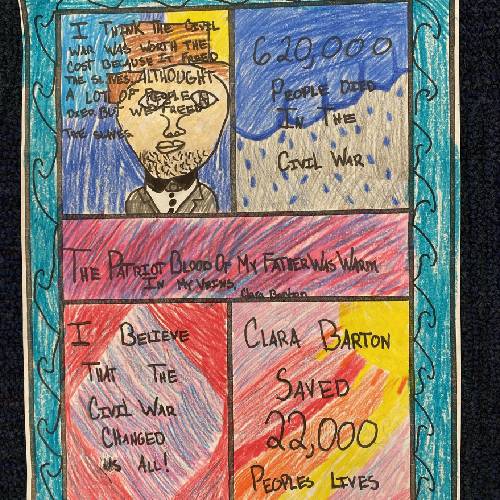 Fourth-Graders Create Civil War One-Pagers | News | Fort Worth Country Day Fourth-Graders Create Civil War One-Pagers | News | Fort Worth Country Day